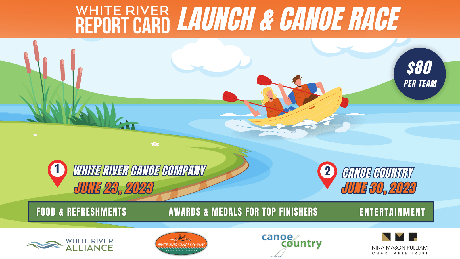 White River Report Card Launch & Canoe Race - Discover White River